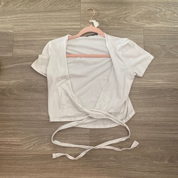Brandy Melville | Tops | Brandy Melville Wrap Top | Poshmark